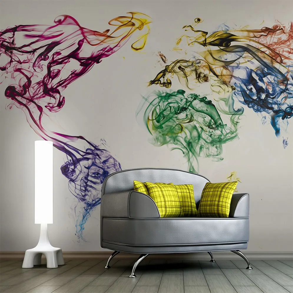 Fototapeta - Dancing smoke trails | MIRAT.